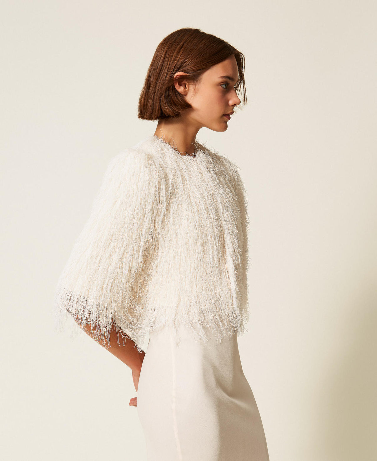 WOVEN SHUNG WRAP - TWINSET – Boutique Antidote